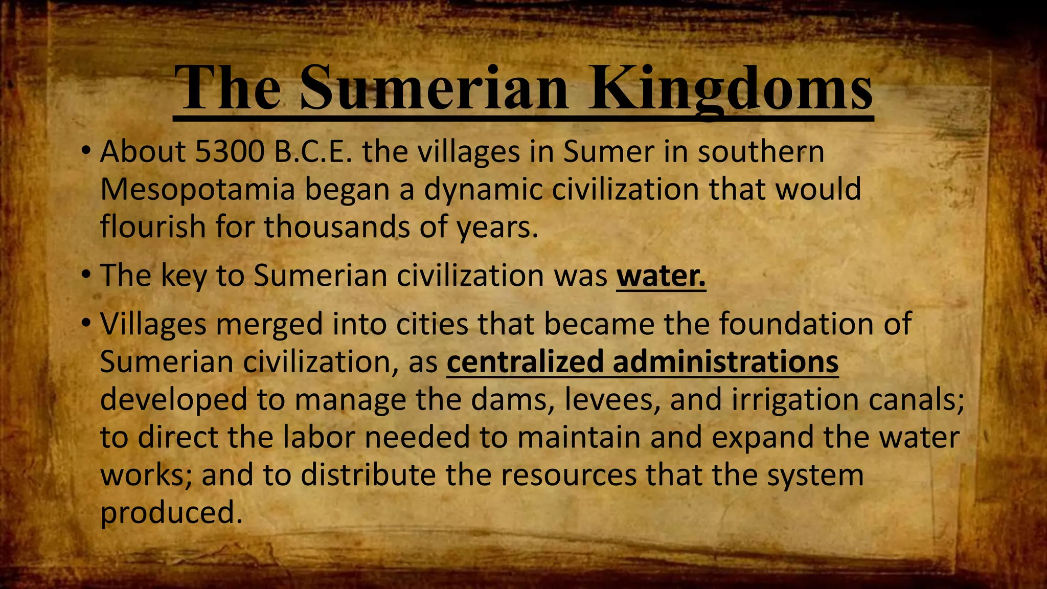 Early civilization: Mesopotamia, Assyria, and Persia | PPTX