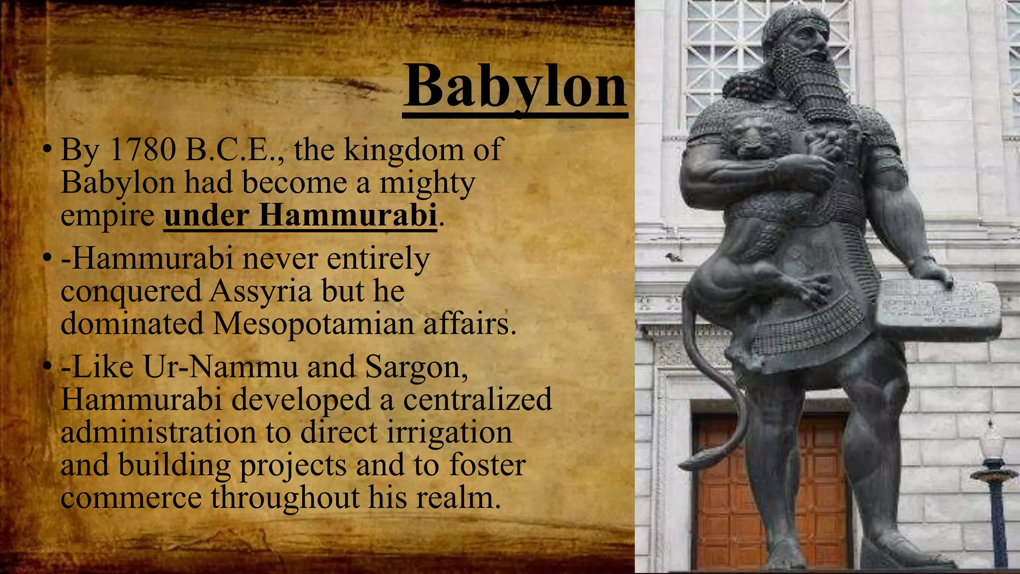 Early civilization: Mesopotamia, Assyria, and Persia | PPTX