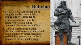 Early civilization: Mesopotamia, Assyria, and Persia | PPTX