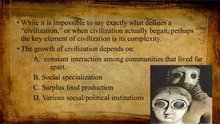 Early civilization: Mesopotamia, Assyria, and Persia | PPTX