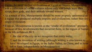 Early civilization: Mesopotamia, Assyria, and Persia | PPTX