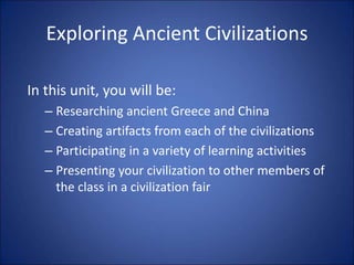 Early civilizations | PPT