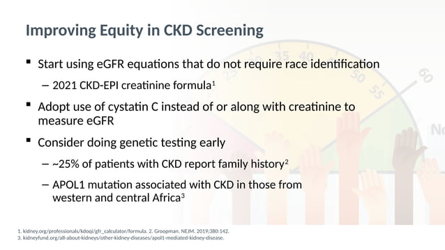 Early Identification and Management of Chronic Kidney Disease | PPTX