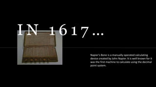 Early computing devices since 2300 BC -ifrah.pptx