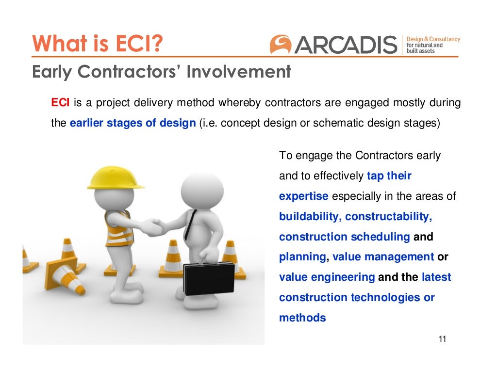 Early contractor involvement (eci) procurement approach spm talk 20…