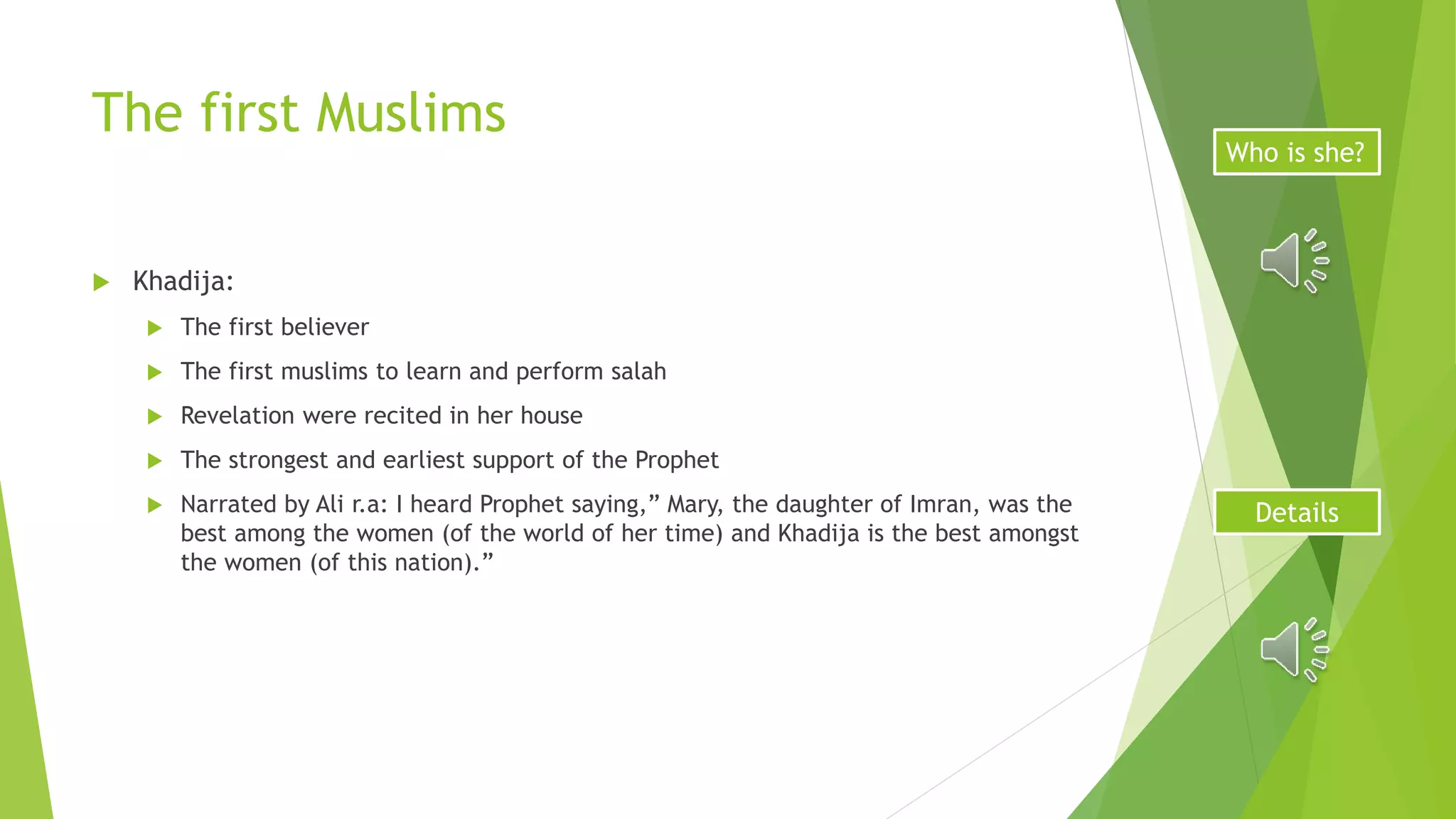 Early converts to islam part 1 | PPT