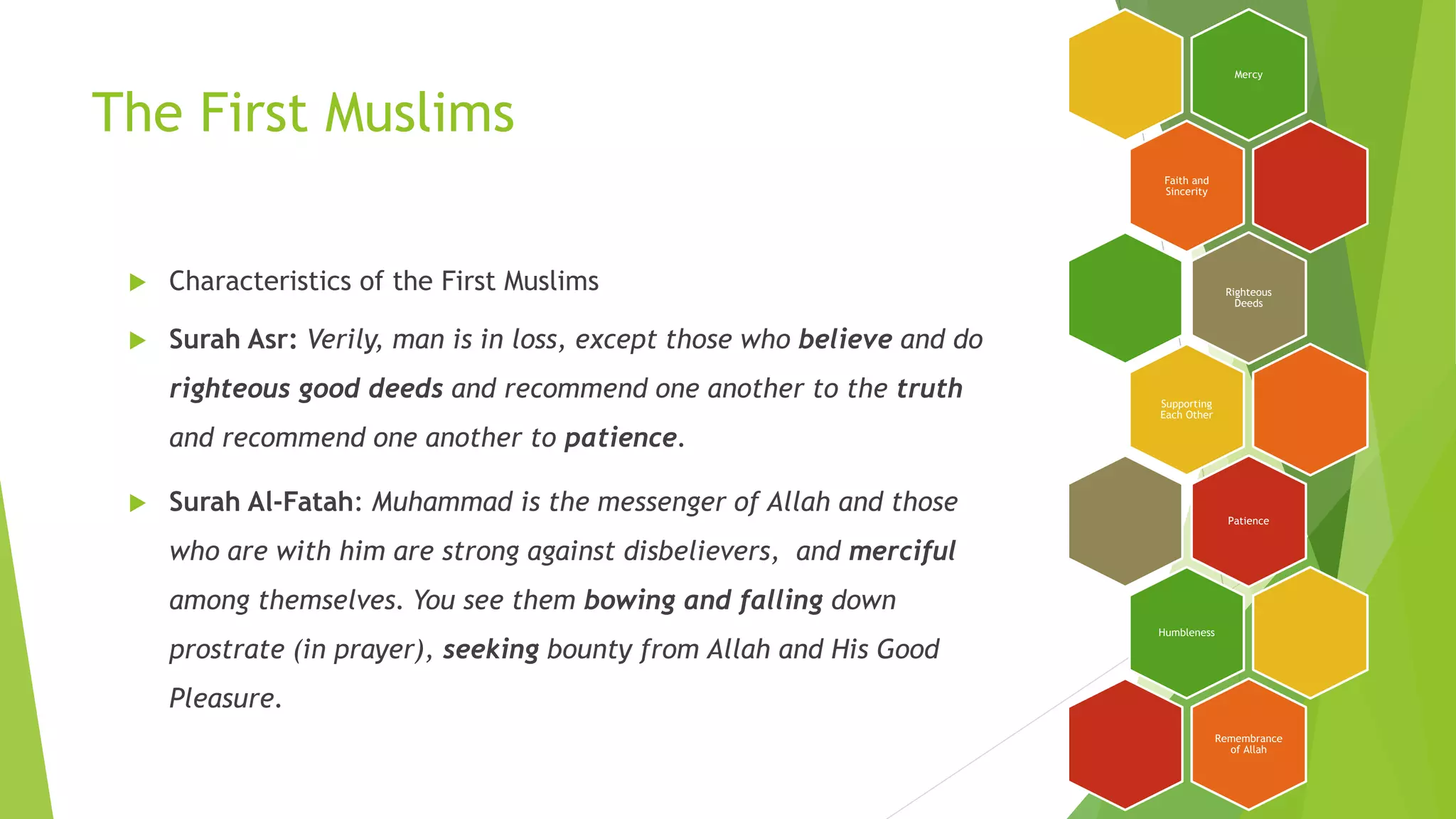 Early converts to islam part 3 | PPTX