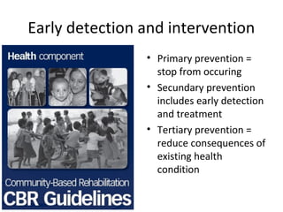 Early detection and_early_intervention | PPT