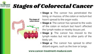Early detection, diagnosis & staging of colorectal cancer | PDF