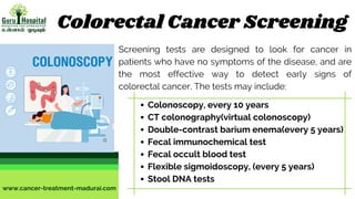 Early detection, diagnosis & staging of colorectal cancer | PDF