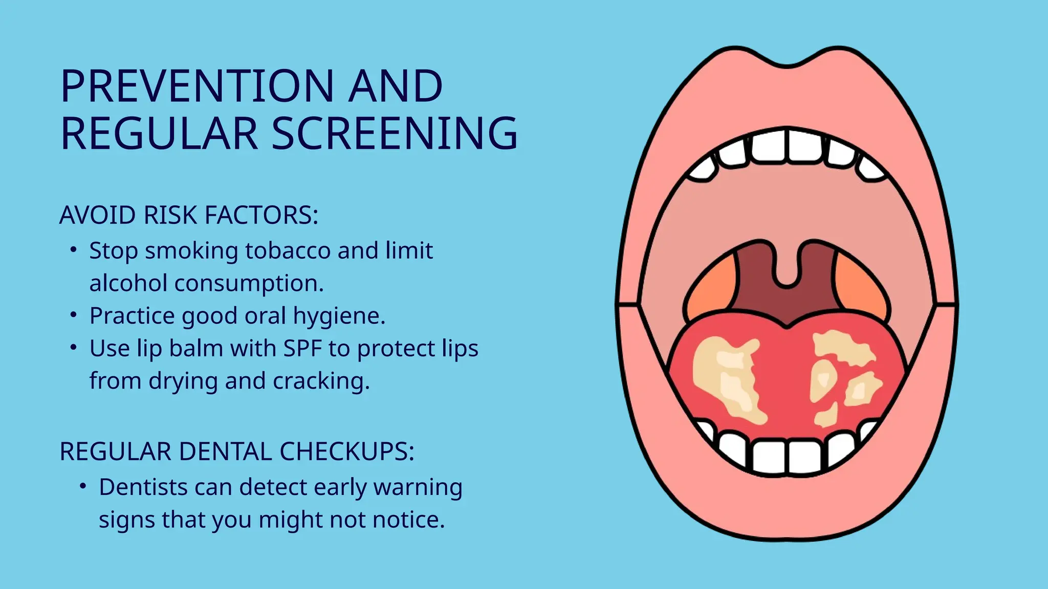 Keep an eye out for early signs of mouth cancer with tips from Dr ...