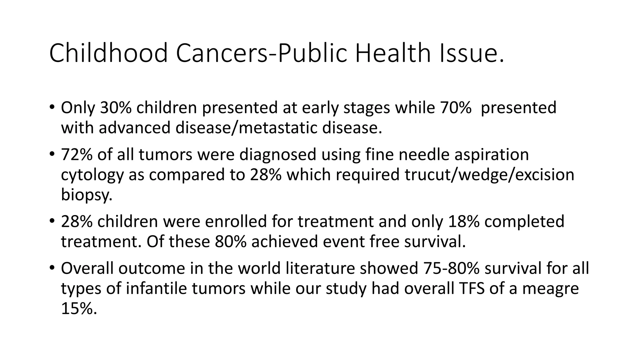 Early diagnosis of cancer in neonate and young Infant | PPTX