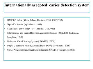 Early diagnosis of caries | PPTX