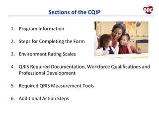 Massachusetts Continuous Quality Improvement Plan (CQIP) | PPTX