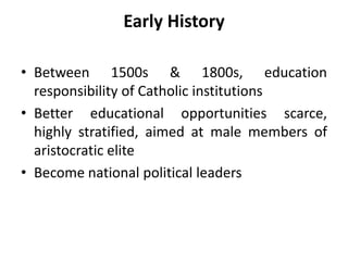 Early educational history | PPTX