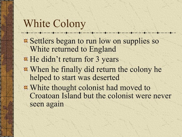 Early English Settlements | PPT