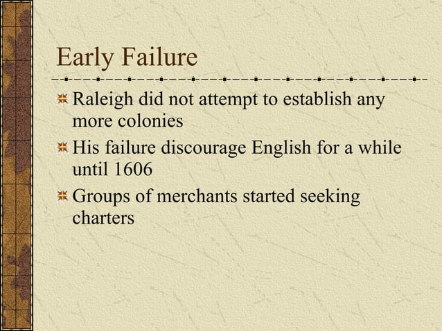 Early English Settlements | PPT