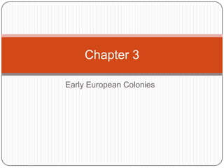 Early european colonies | PPTX | Infectious Diseases | Diseases and ...