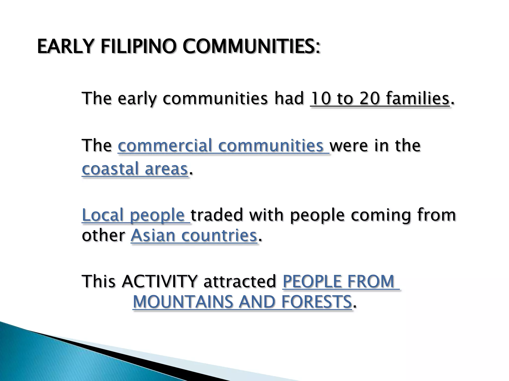 Early Filipino in the Pre-Hispanic Period - slide share | PPTX
