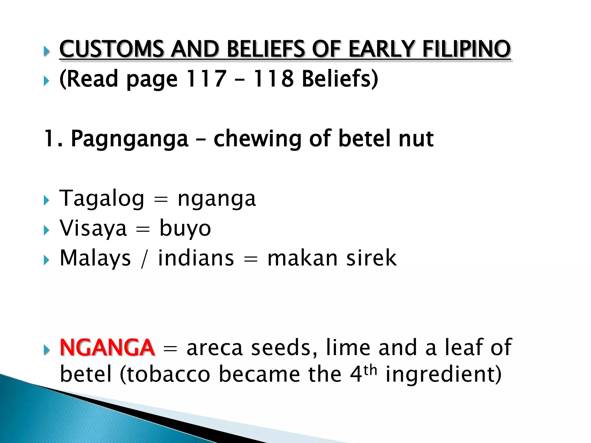 Early Filipino in the Pre-Hispanic Period - slide share | PPTX