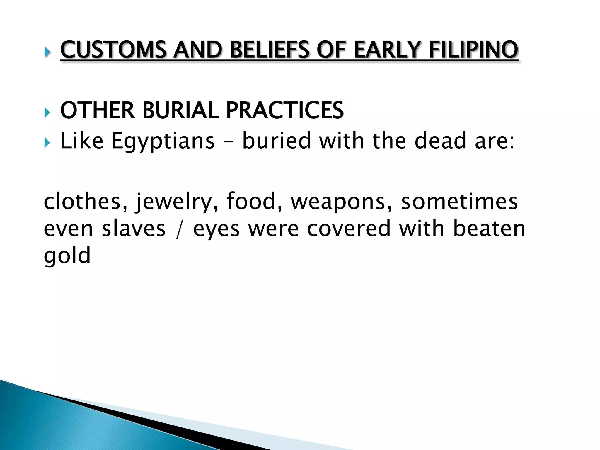 Early Filipino in the Pre-Hispanic Period - slide share | PPTX