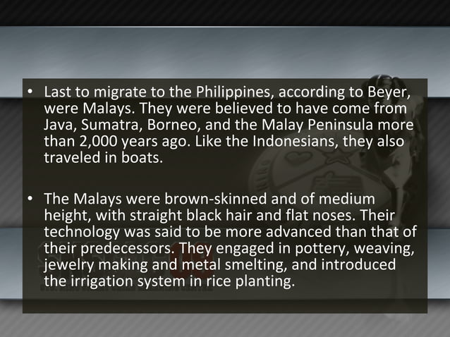 Early Filipinos | PPT
