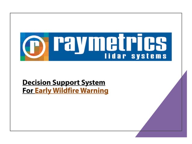 Raymetrics - Early fire detection presentation | PDF
