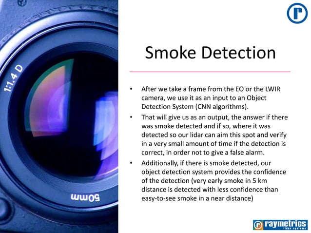 Raymetrics - Early fire detection presentation | PDF