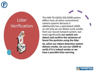 Raymetrics - Early fire detection presentation | PDF