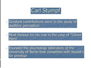 Early german psychologists and origin of psychology | PPTX