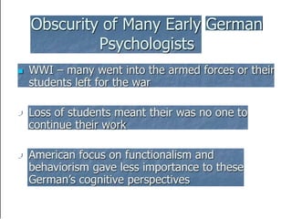 Early german psychologists and origin of psychology | PPTX