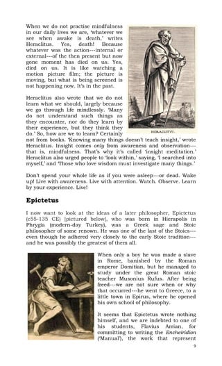 SOME GREEK PHILOSOPHERS AND MINDFULNESS | PDF | Physics | Science