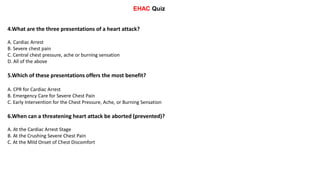 Early heart attack care education | PPTX