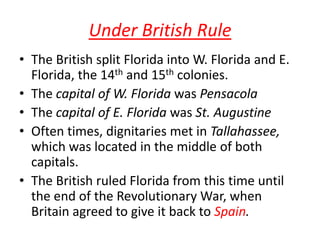 Early history of_ florida | PPTX