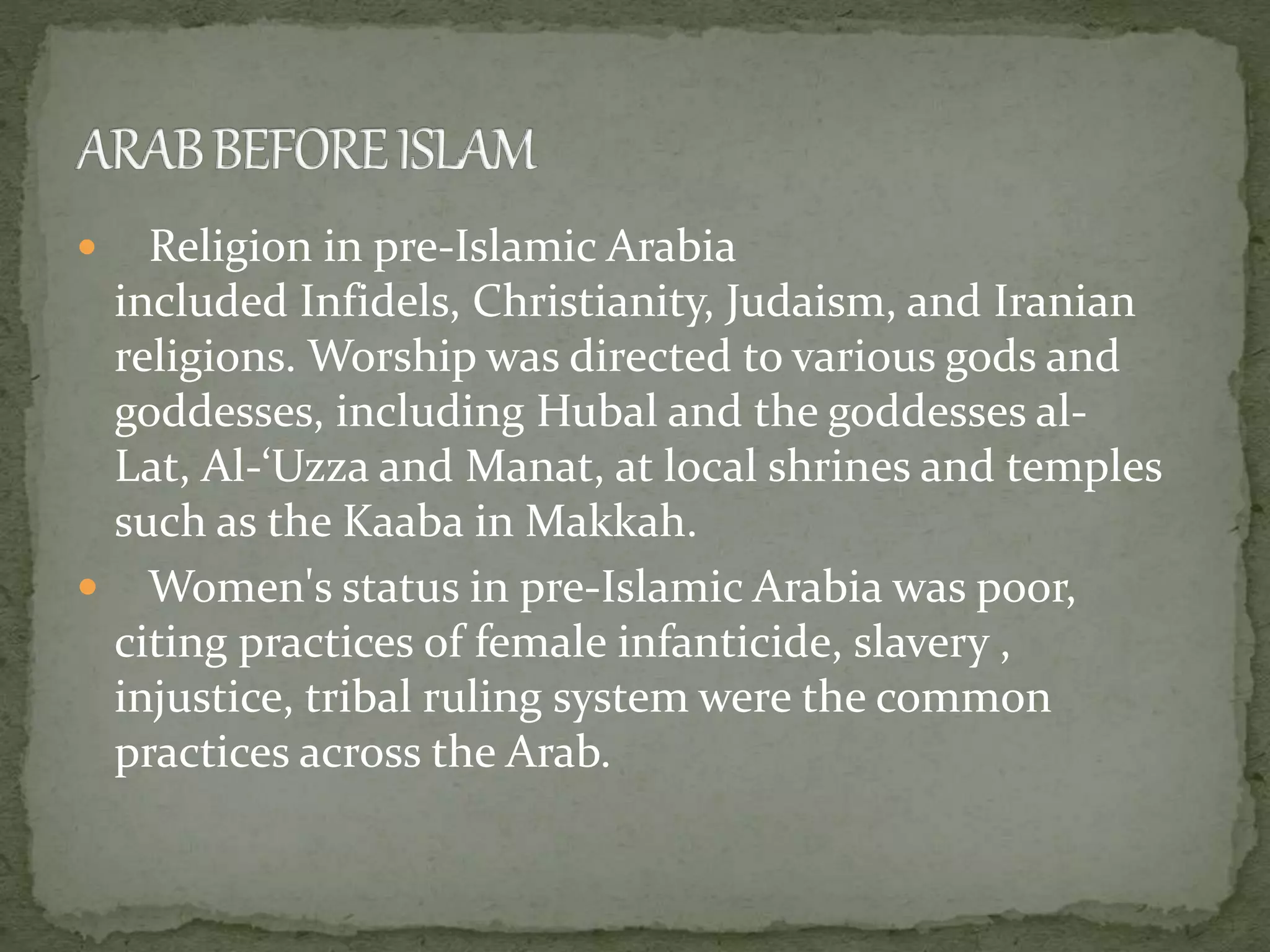 Early history of islam | PPTX