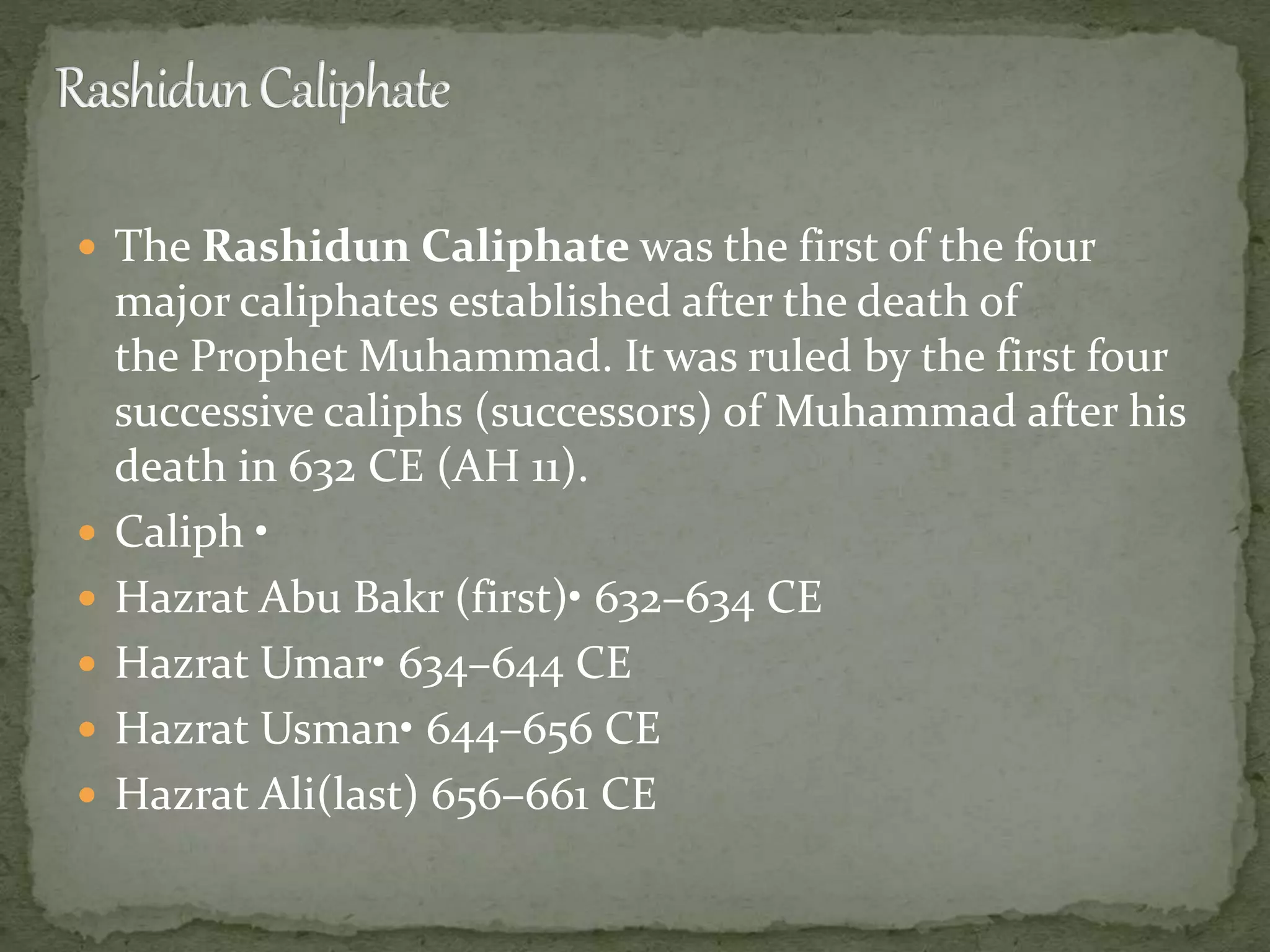 Early history of islam | PPTX