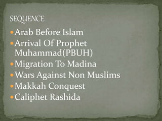 Early history of islam | PPTX