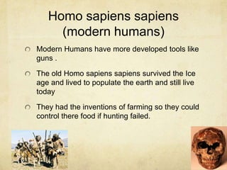 Early humans | PPTX
