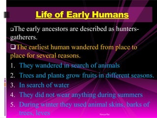 Early Humans. I for class 6 social science.pptx
