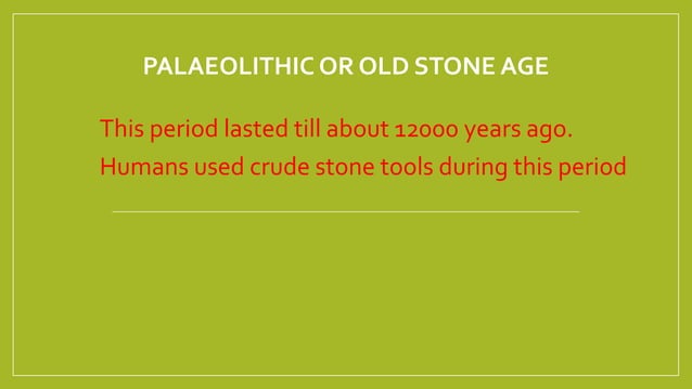 Early Humans 1 for class 6 social students | PPT