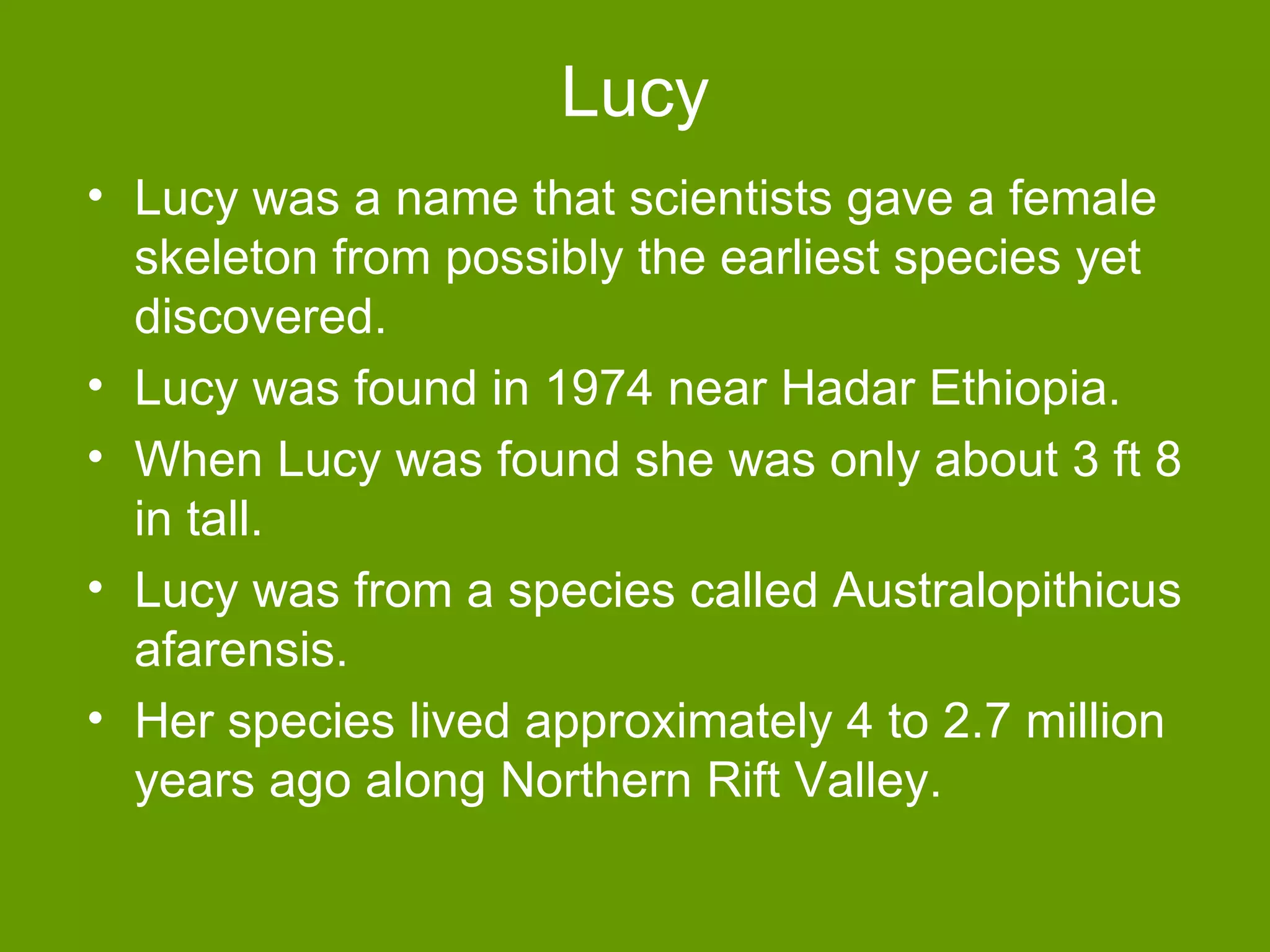 Early Humans In Africa | PPT