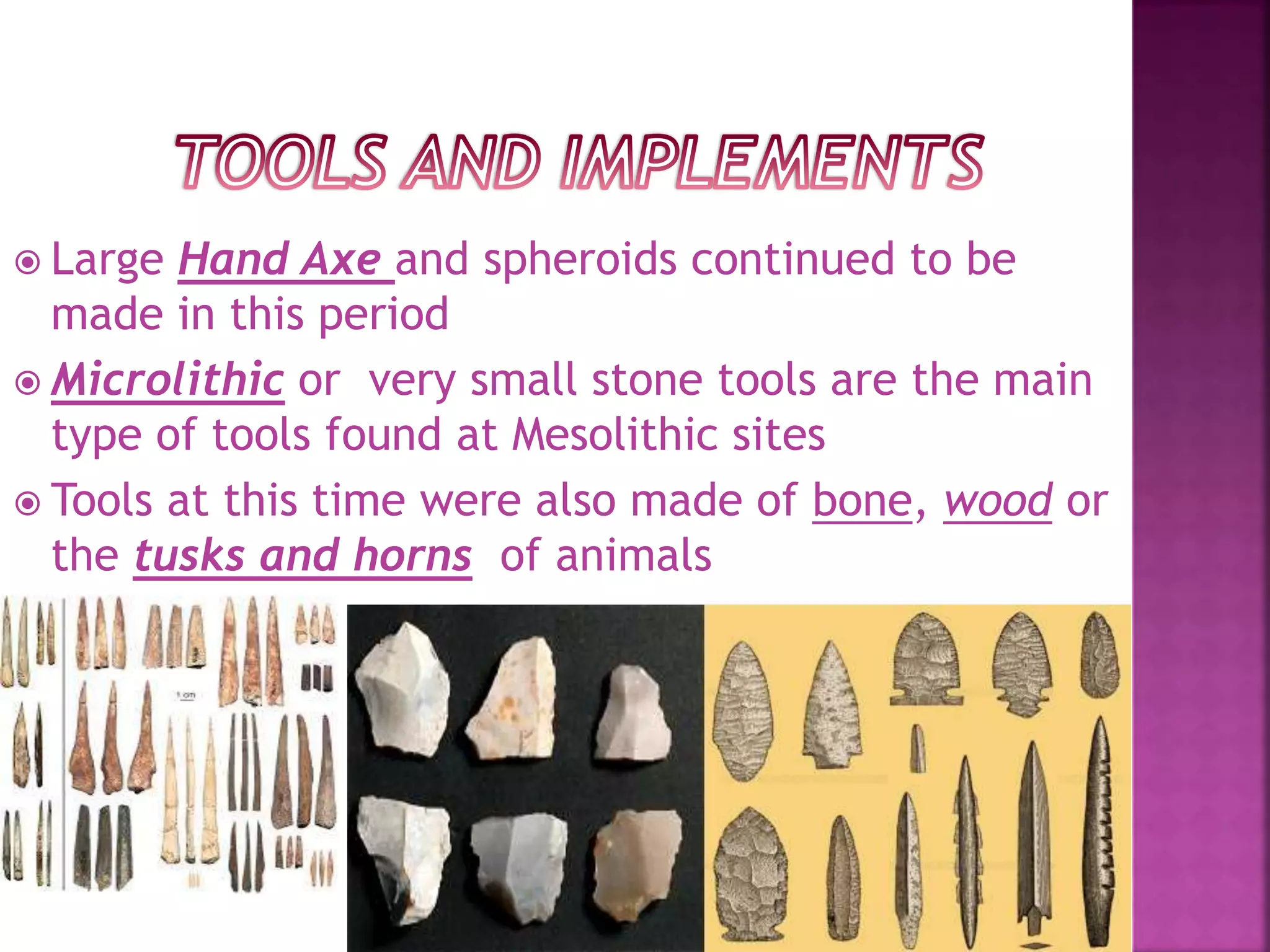 Early humans mesolithic age | PPT