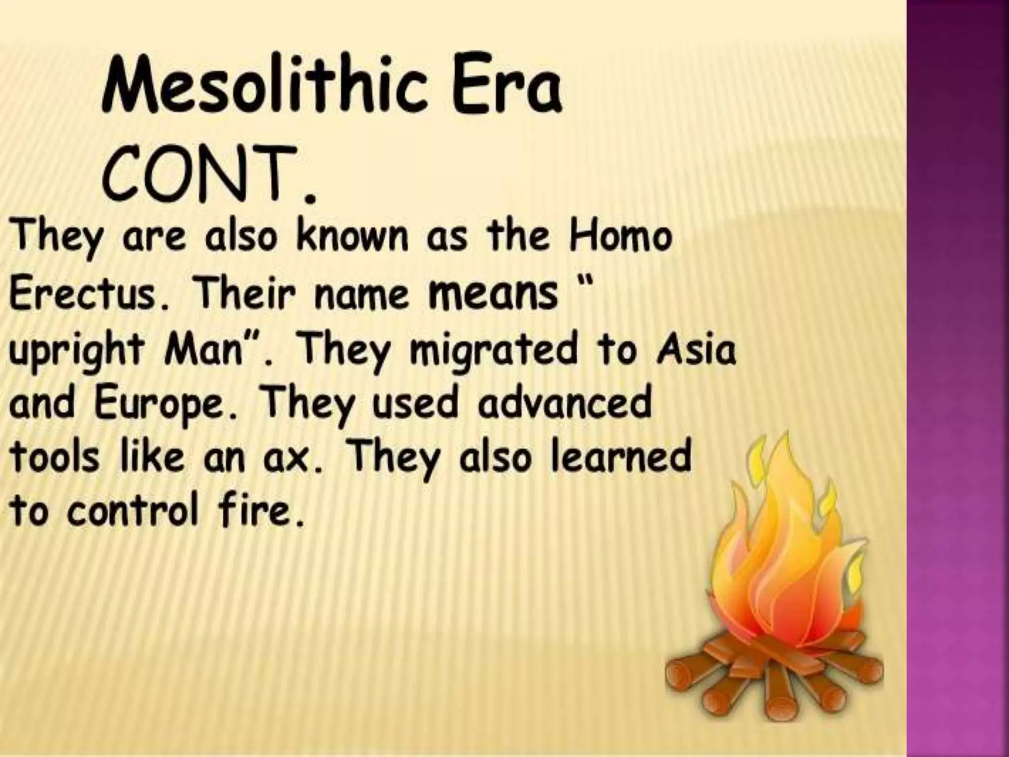 Early humans mesolithic age | PPT
