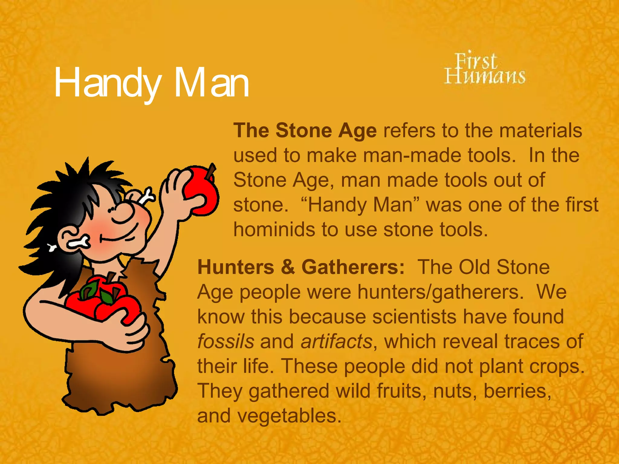 Early humans ppt | PPT