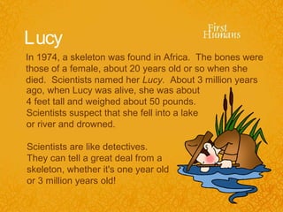 Early humans ppt | PPT