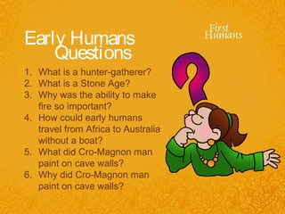 Early Humans For Kids