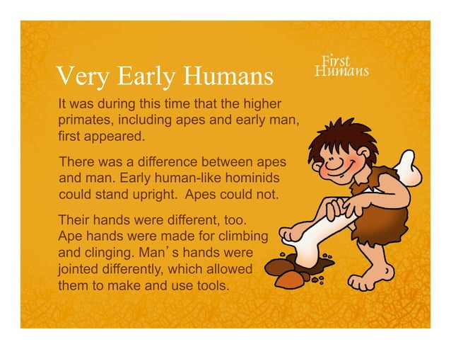 * Early humans ppt | PPT