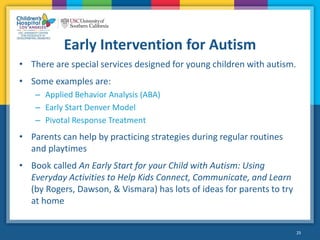 Early Identification & Linkage for Autism and Other Developmental ...