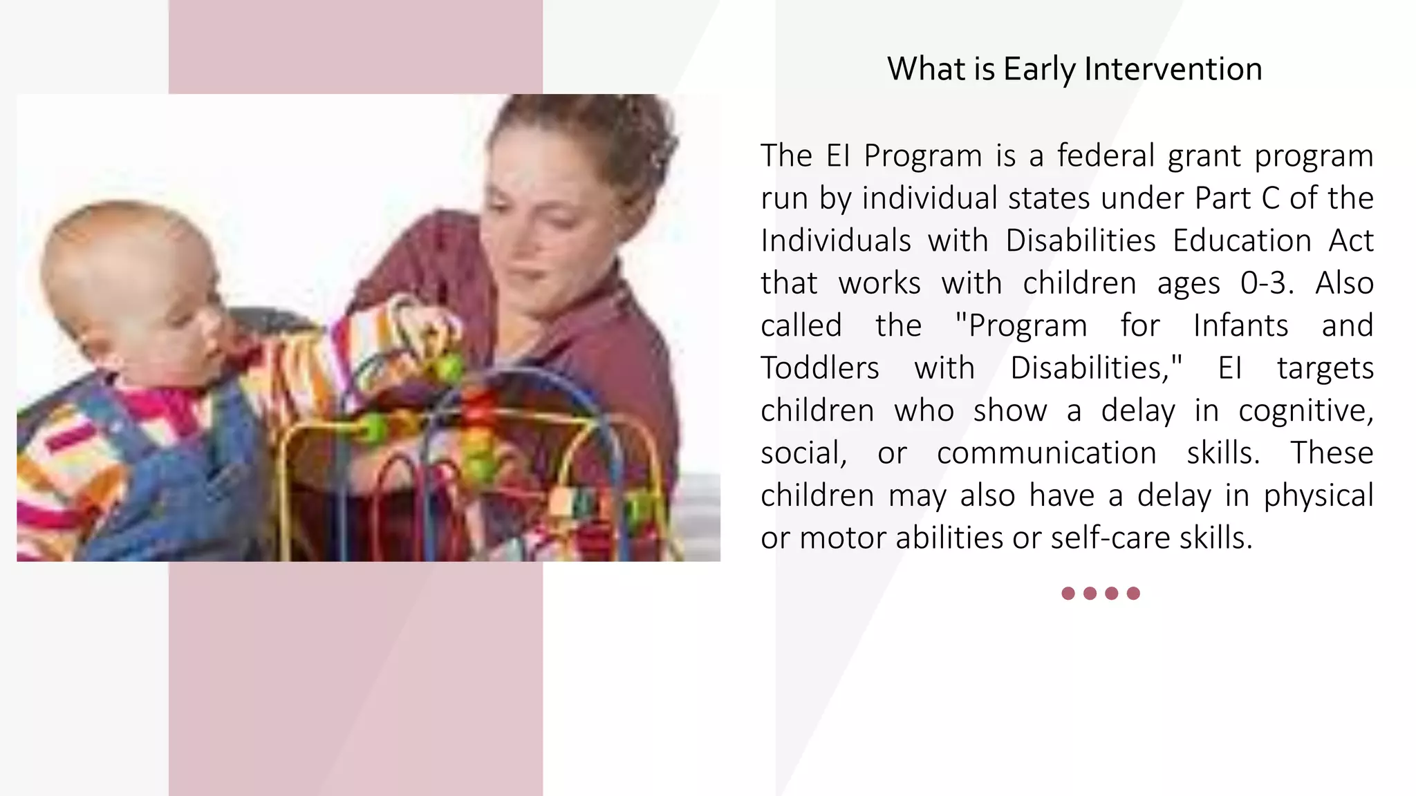 Early intervention | PPTX