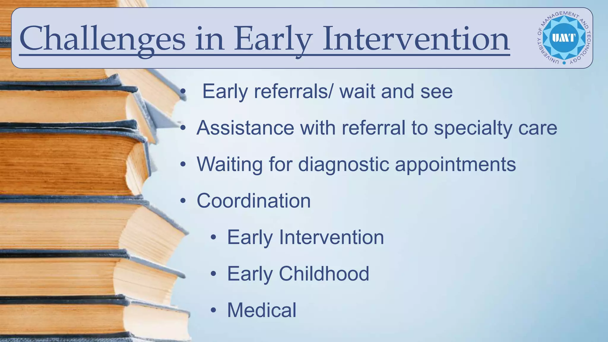 Early intervention- an Introduction | PPTX